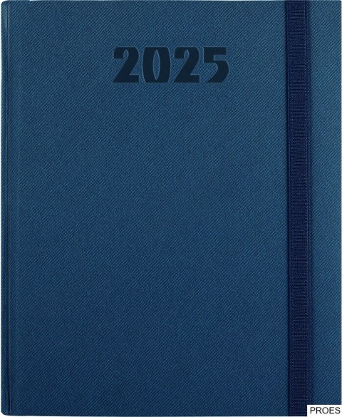 Kalendarz B-5 PLUS książkowy (U2), 05 - granat teksas / gumka 2026 ...